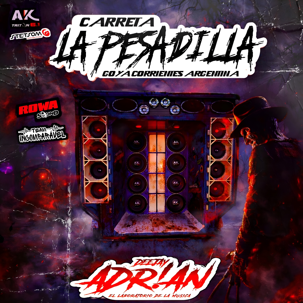 CARRETA LA PESADILLA BY DJ ADRIAN - Balada G4